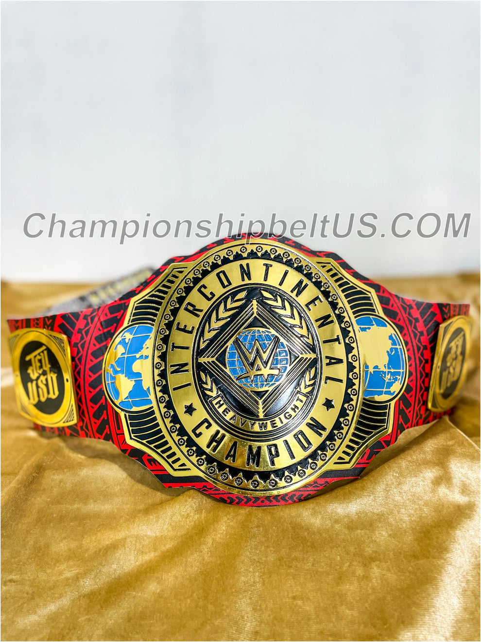 Jay Uso WWE Intercontinental Championship Replica Belt – ChampionshipBeltUS